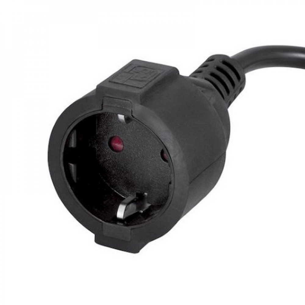 Adaptér-Redukcia 230V IEC male / Shucko female