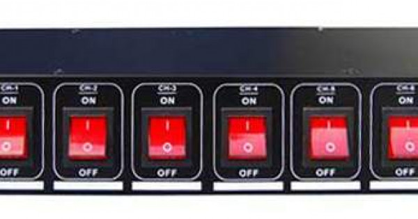 Ibiza Light LC-806S 8 Channel Switch Board
